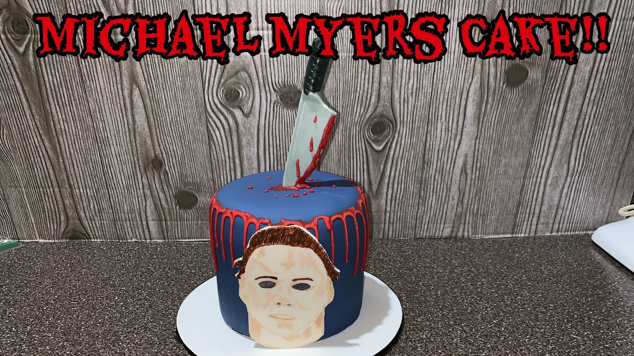 Michael Myers Cake | Halloween Cake Idea - YouTube