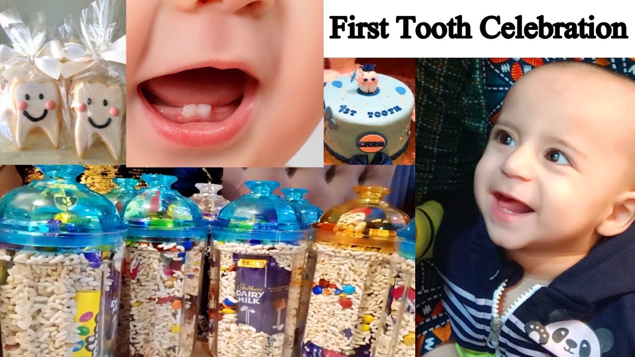 First tooth celebration ideas | First tooth candies distribution ...