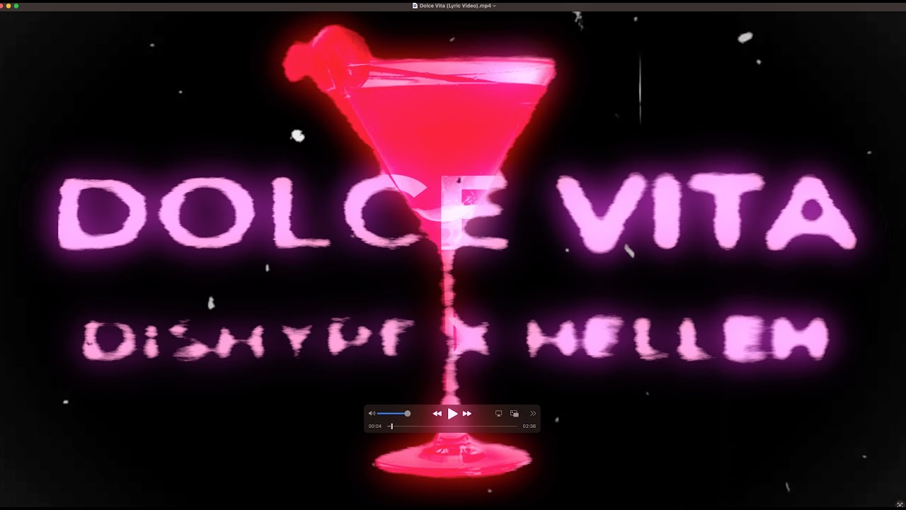 DISHYPE x HelleH - Dolce Vita (Lyric Video) - YouTube