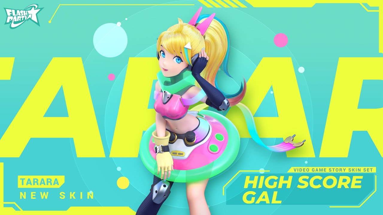 Tarara High Score Gal Costume | Flash Party - YouTube