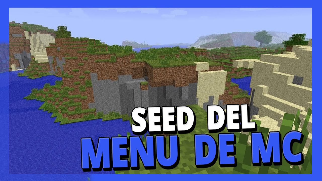 LA SEED DEL MENU DE MINECRAFT - YouTube