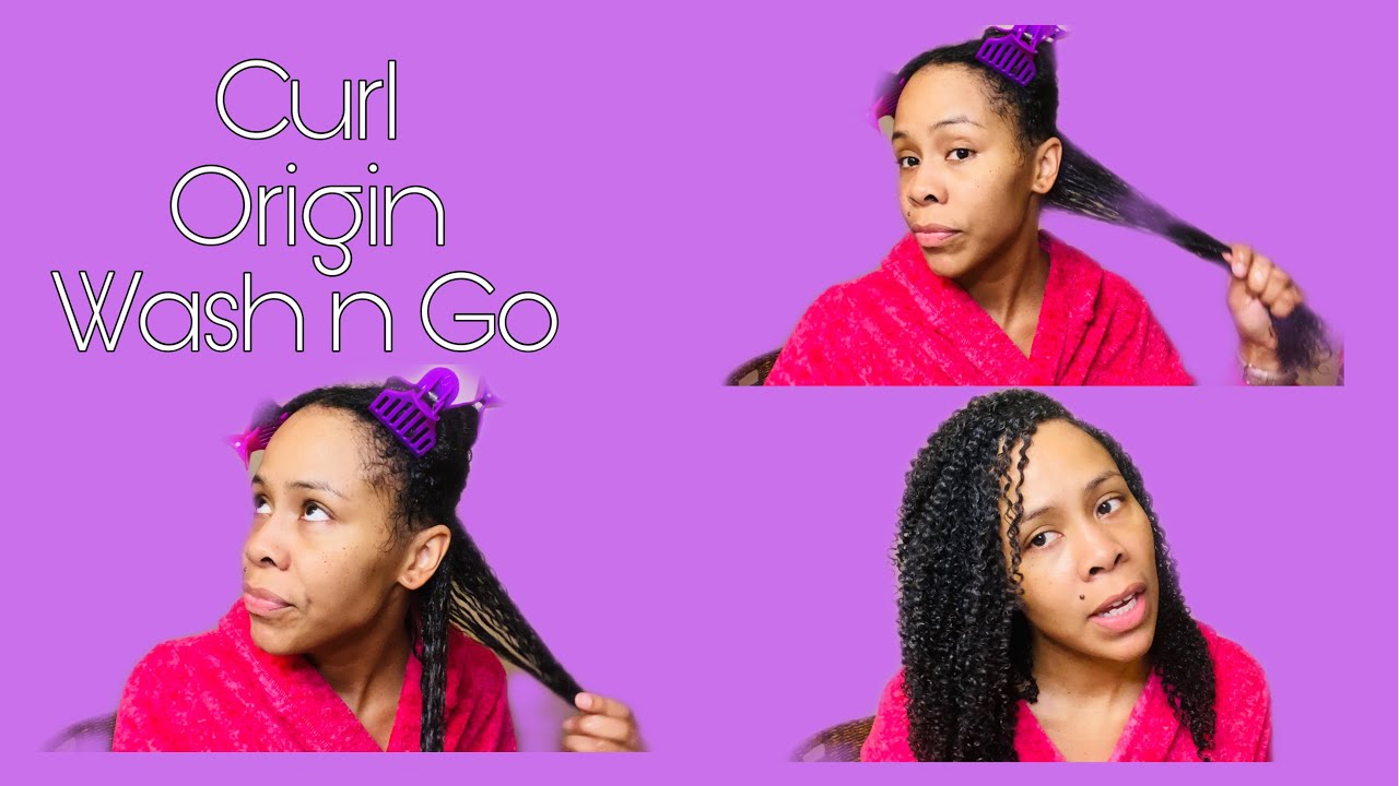Curl Origin Coiling Custard Wash N Go - YouTube
