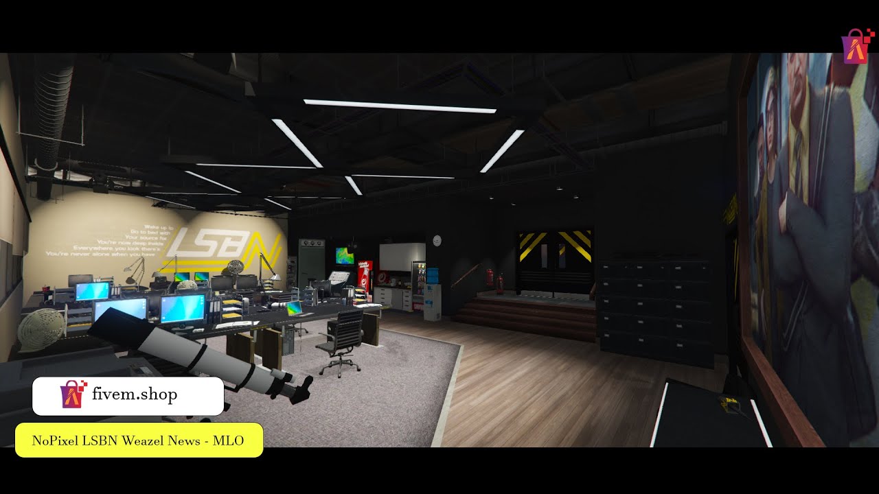 NoPixel LSBN Weazel News MLO | FiveM Weazel News #fivem #news #nopixel ...