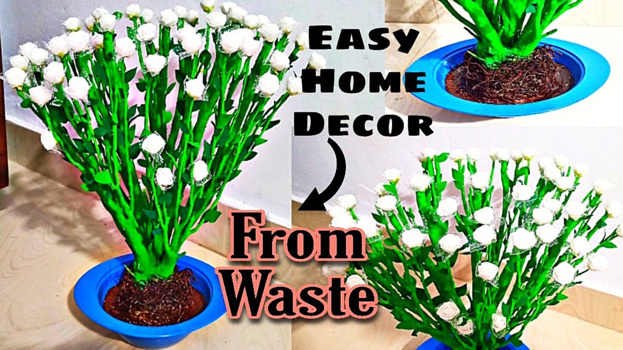 ||Easy Room Decor From Waste Material||Home Decor||Home Decor From ...