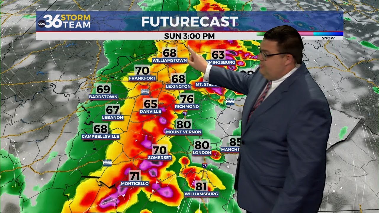 A significant severe weather event on the way for Sunday - YouTube