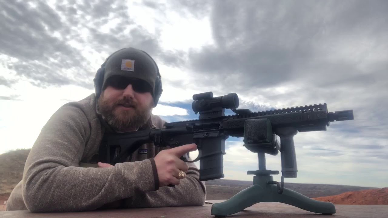 Range Review of Daniel Defense Mk18 pistol w/ AimPoint PRO - YouTube