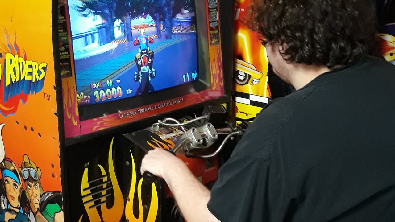 Wild Riders at Video Game Rescue arcade in Jacksonville FL - YouTube