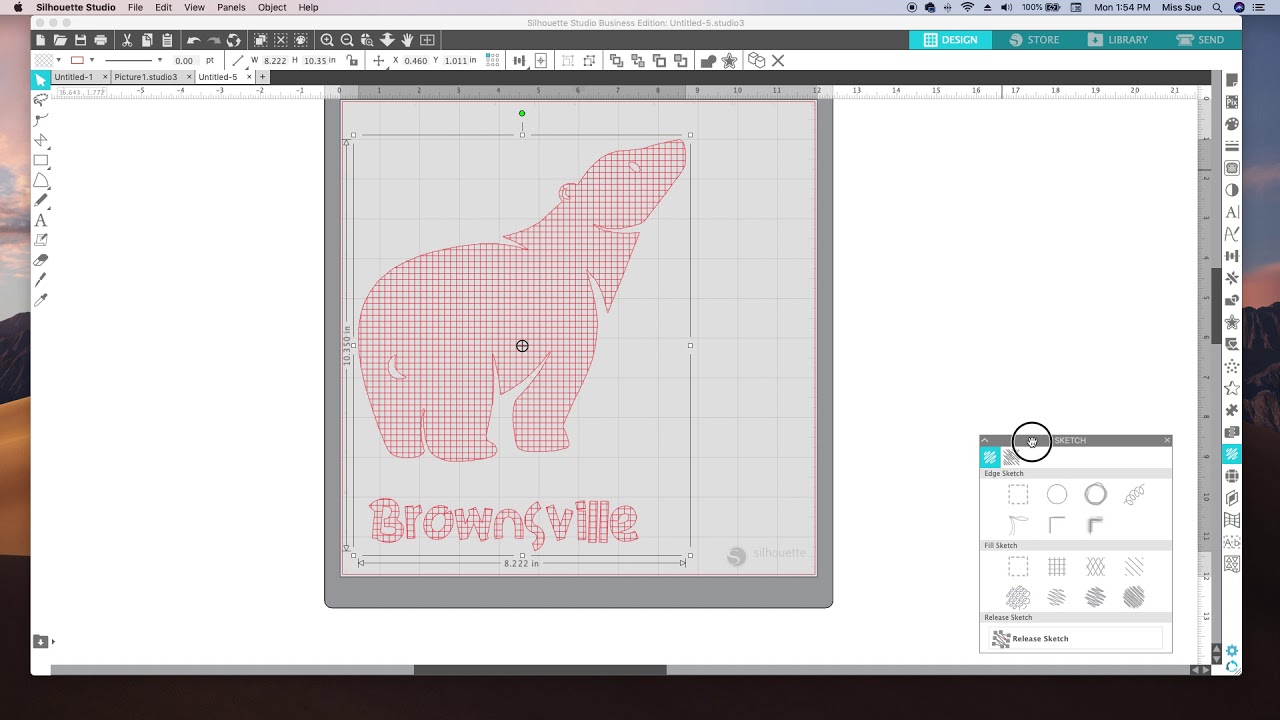 Filling an Object or Text in order to Foil using Foil Quill - YouTube
