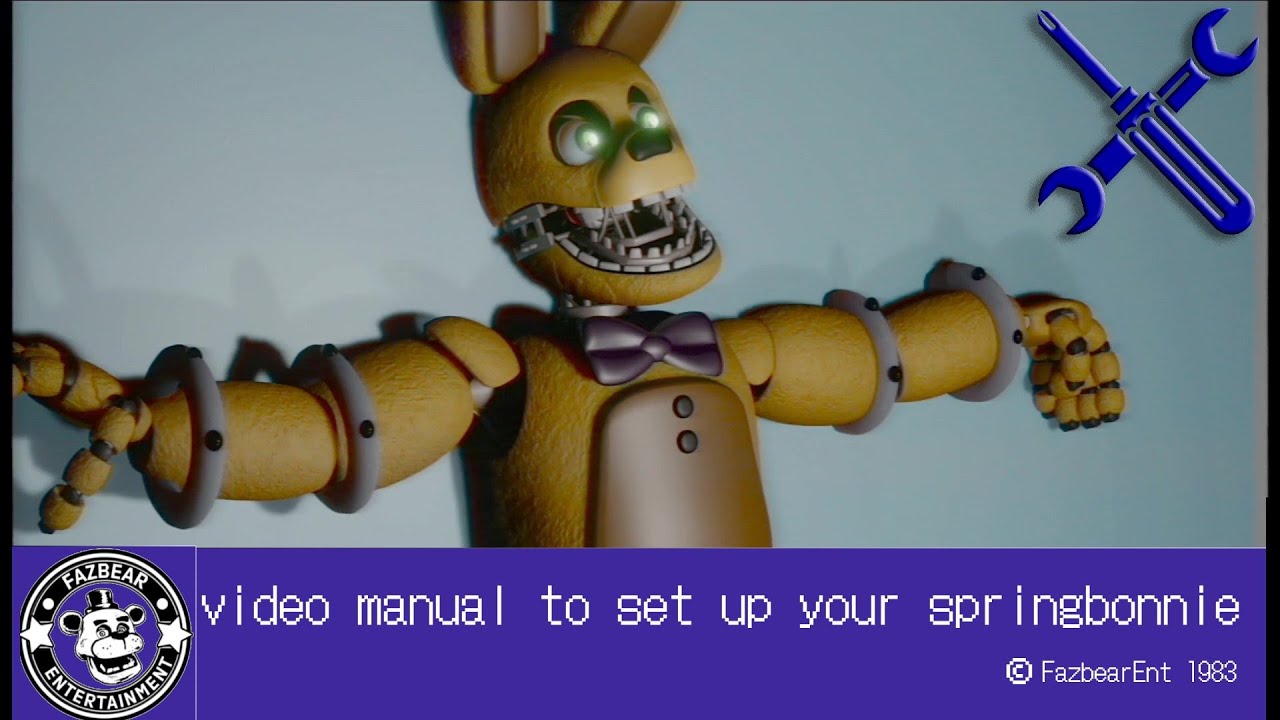 How to assemble your Spring Bonnie suit [FNAF/VHS] - YouTube