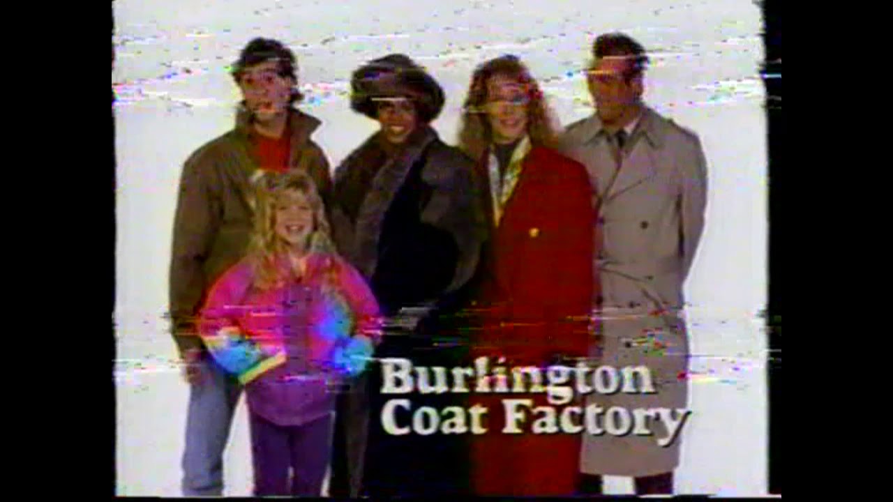 Burlington Coat Factory - TV Commercial - 1989 - YouTube