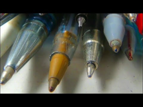 How to fix a dried out ballpoint pen - YouTube