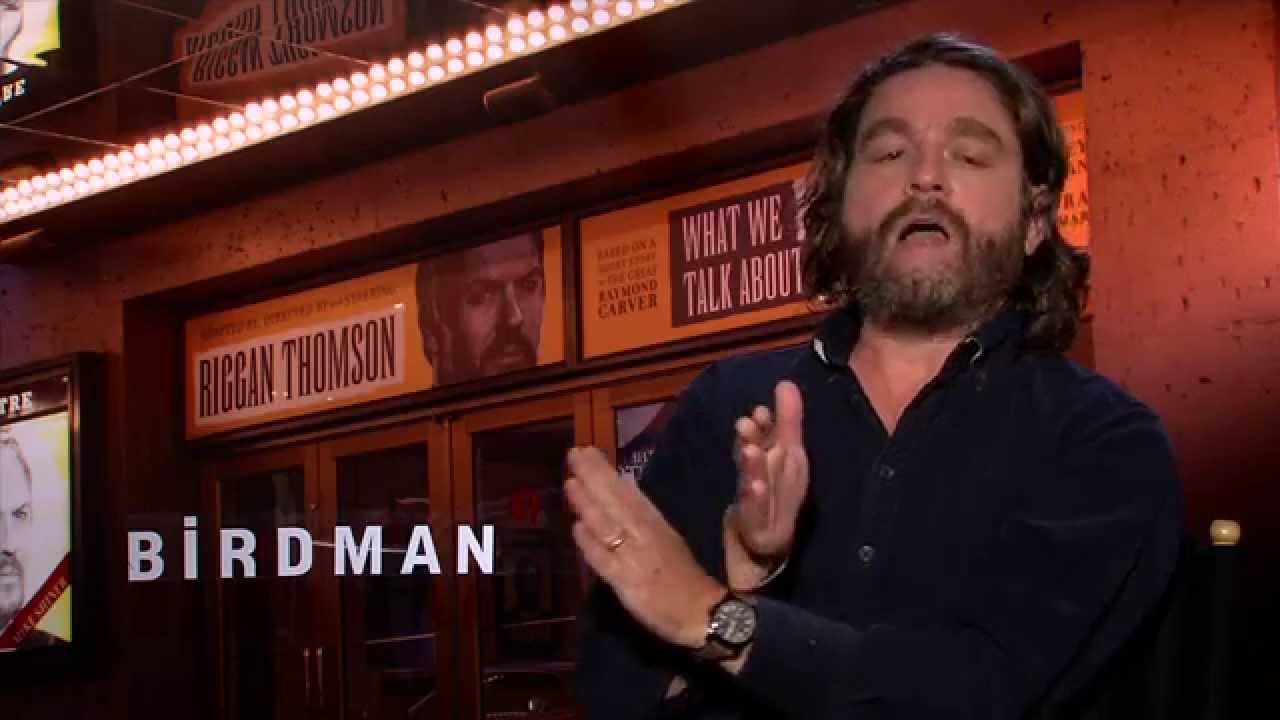 Zach Galifianakis Birdman Hair