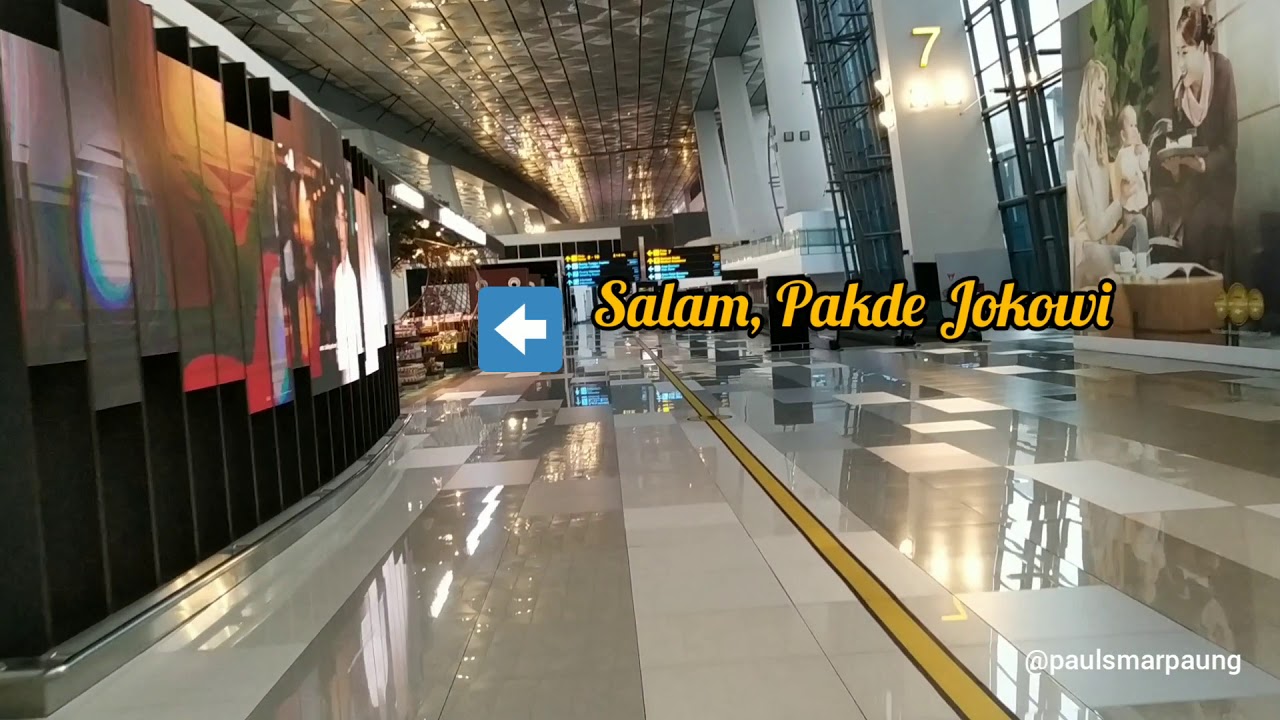 Boarding Lounge Internasional Terminal 3, Bandara Internasional ...