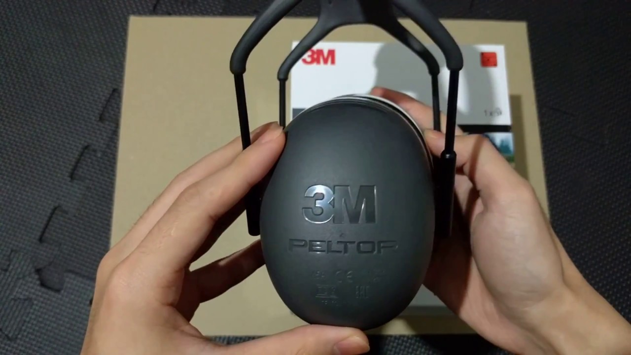 3M PELTOR イヤーマフ X5A 開封動画 - YouTube