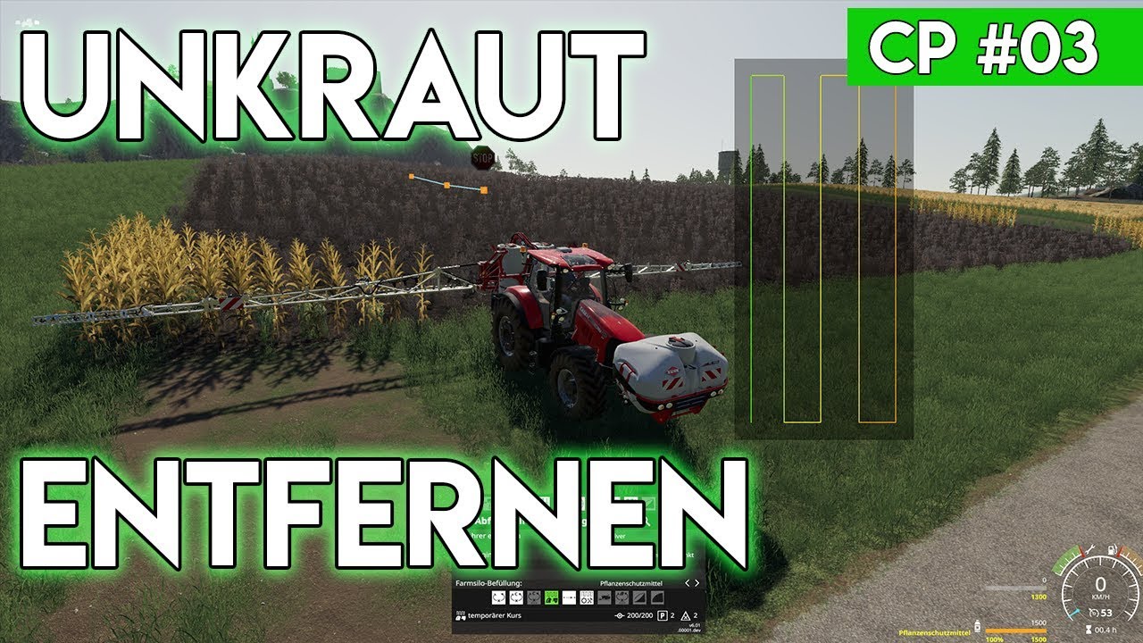 Einfach Unkraut entfernen LS19 Courseplay Tutorial #03 - YouTube