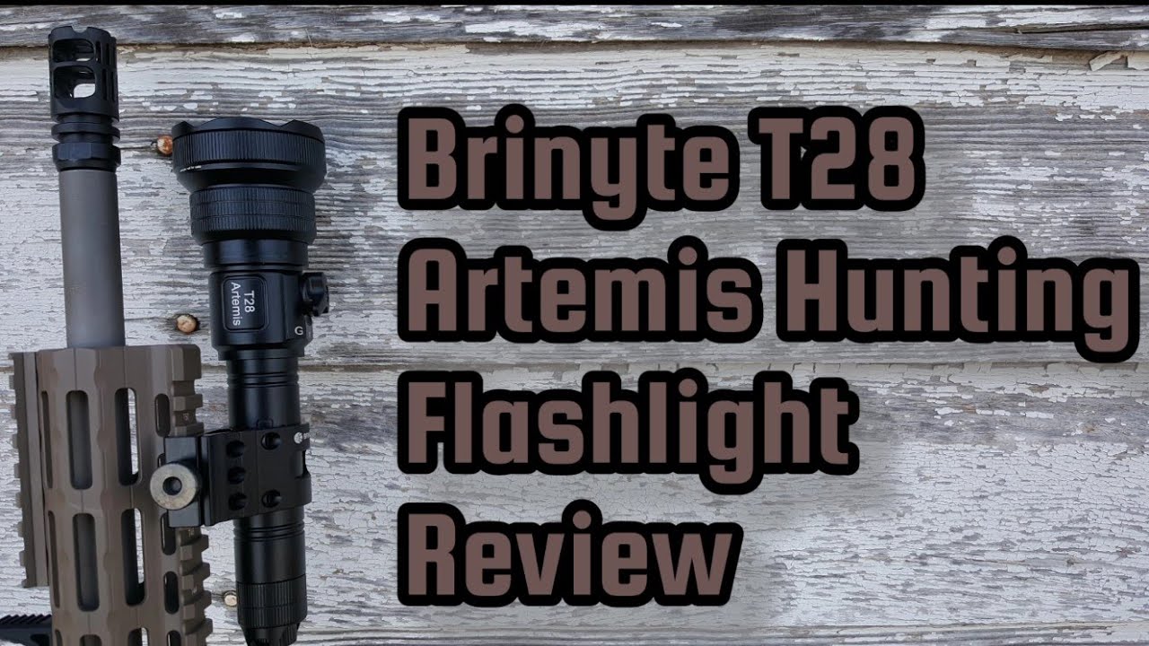 Brinyte T28 Artemis Hunting Flashlight Review! - YouTube