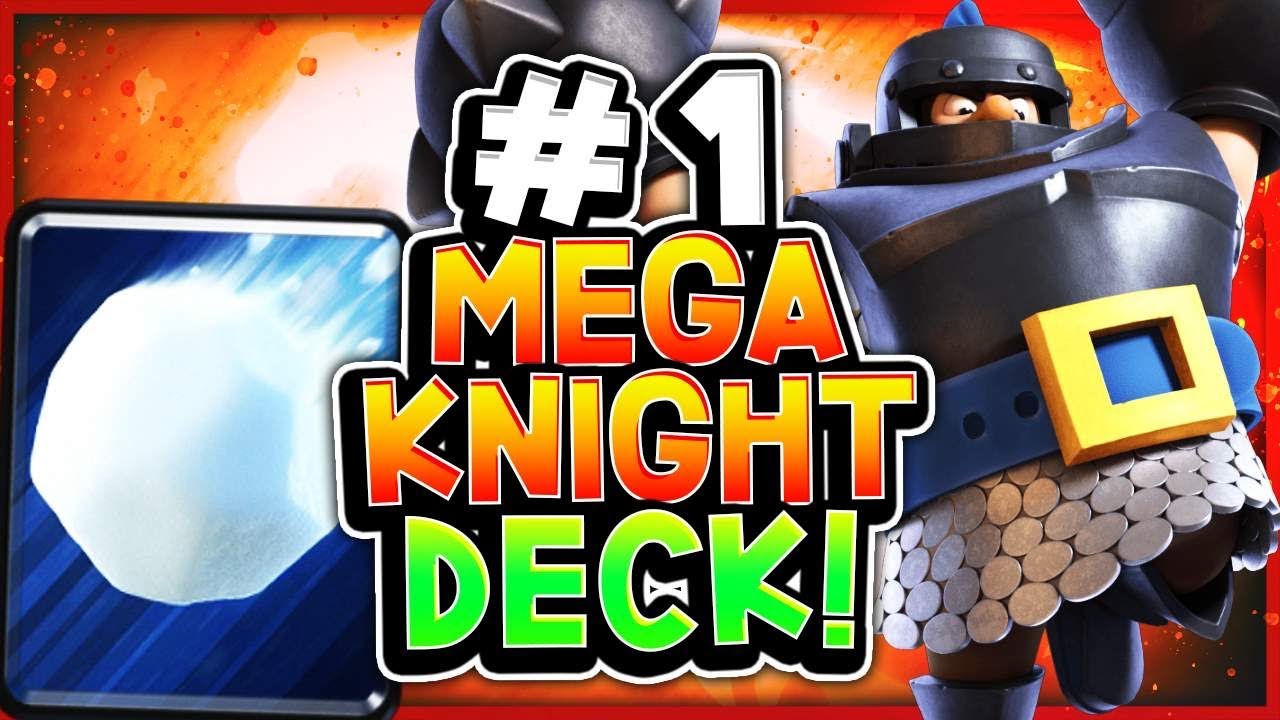 OP MEGA KNIGHT DECK in CLASH ROYALE! - YouTube