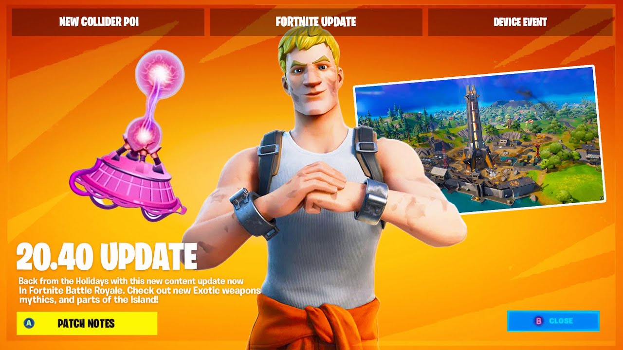 NEW *COLLIDER EVENT LOCATION* UPDATE in Fortnite! (Season 2) - YouTube