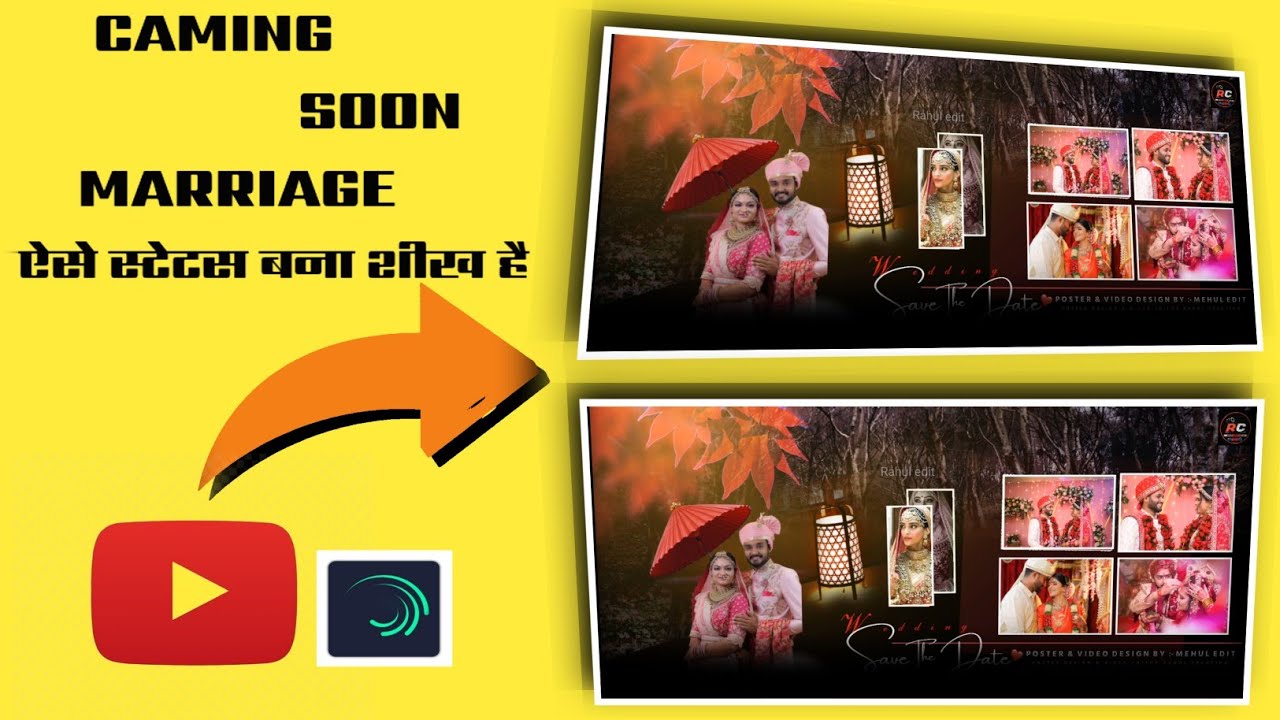 coming soon marriage video editing !! marriage status editng Alight ...