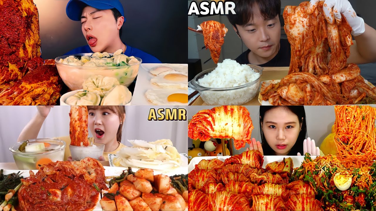 2x Speed !! Kimchi Mukbang Asmr *CRUNCHY* 😊🤤😋 - YouTube