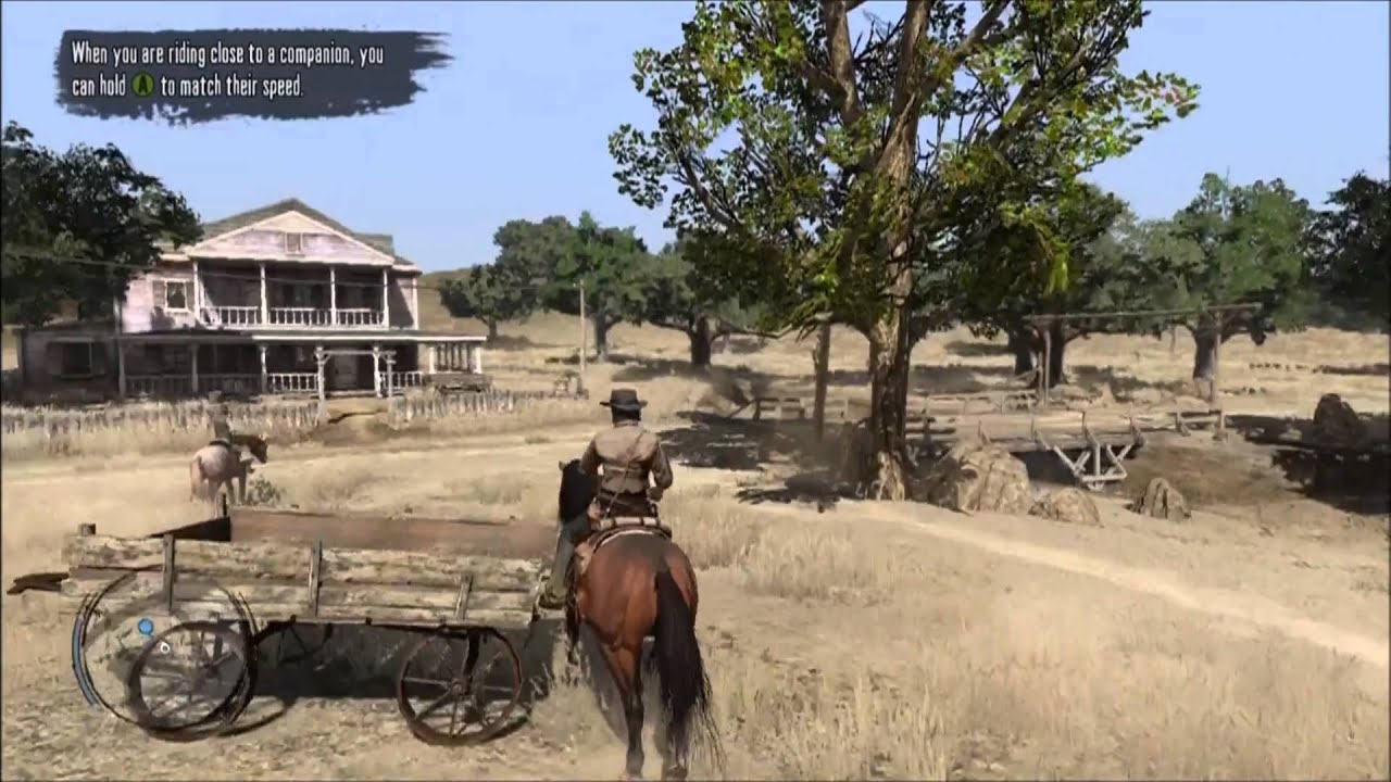Red Dead Redemption [Lets Play] Part 2 -Learning the Ropes- - YouTube