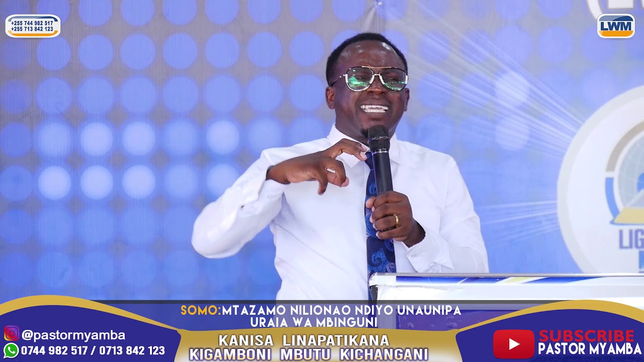 MTAZAMO WAKO UNAVYOWEZA KUBADILI MAJIBU YA DAKTARI - Pastor Myamba ...