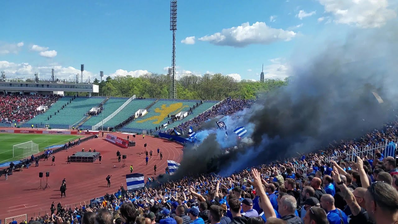 07.04.2024 Levski Sofia - Cska/Litex 0:2 atmosphere - YouTube
