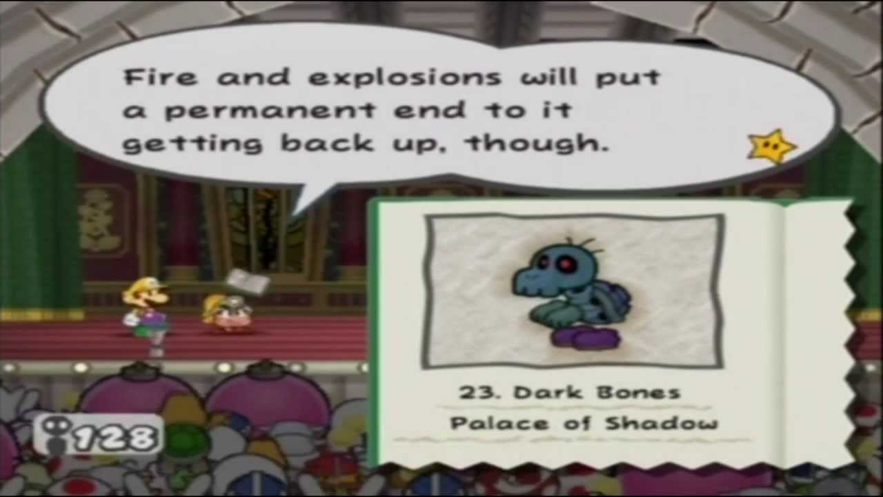 Let's Play Paper Mario TTYD (66) - Dark Bones - YouTube