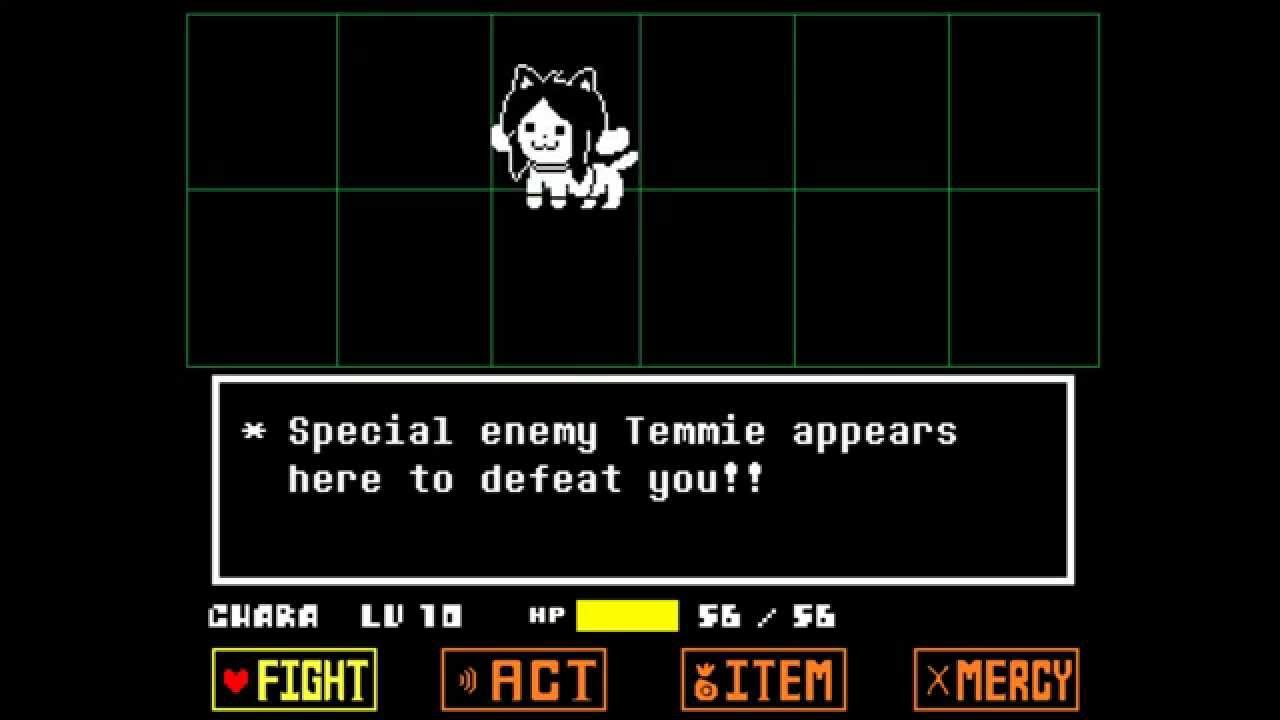 Undertale - Genocide Route Temmie - YouTube