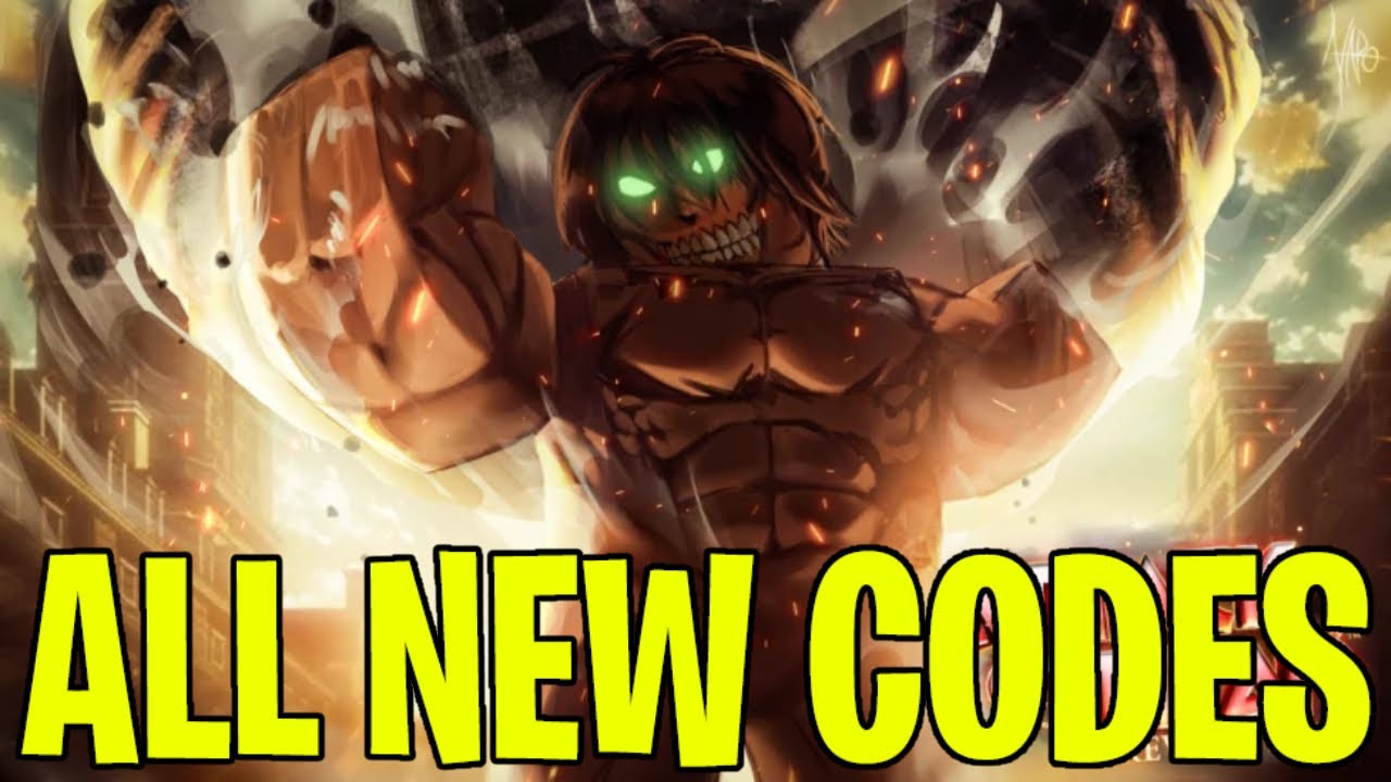 NEW AOT Revolution Codes | Roblox Attack on Titan Revolution Codes ...