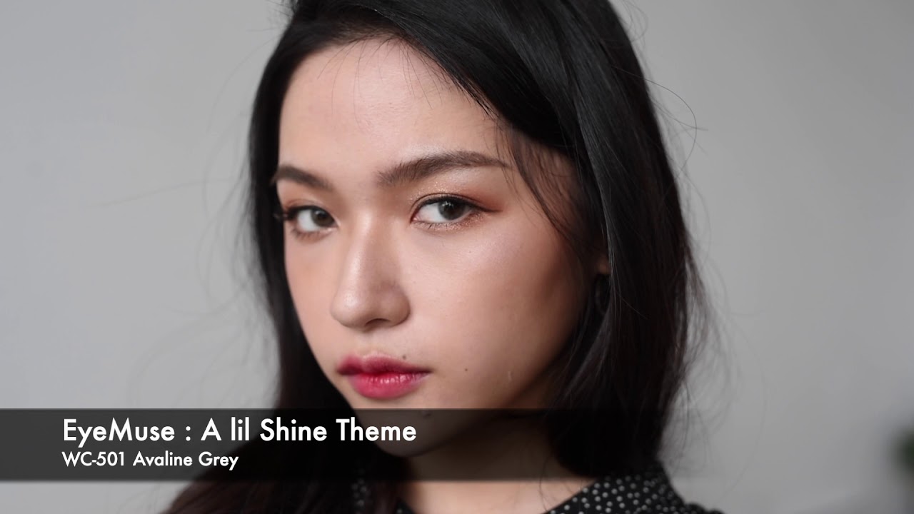 EyeMuse Contact Lens WC-501 Grey - YouTube