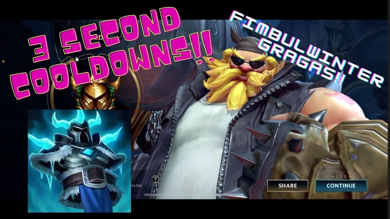 FIMBULWINTER GRAGAS TOP LANE!! PRO BUILD W/ 3 SECOND COOLDOWNS!! | WILD ...