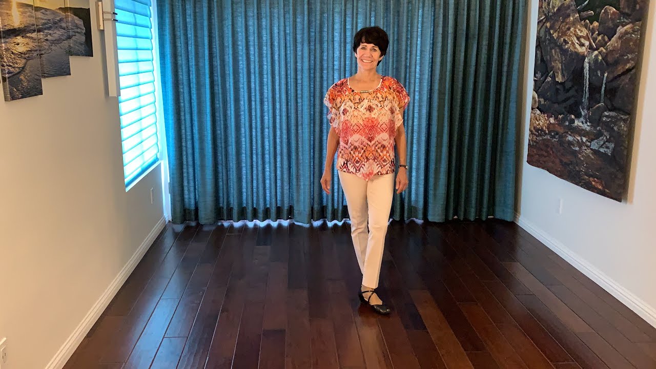Let's Have A Party line dance demonstration and tutorial by Stephie ...