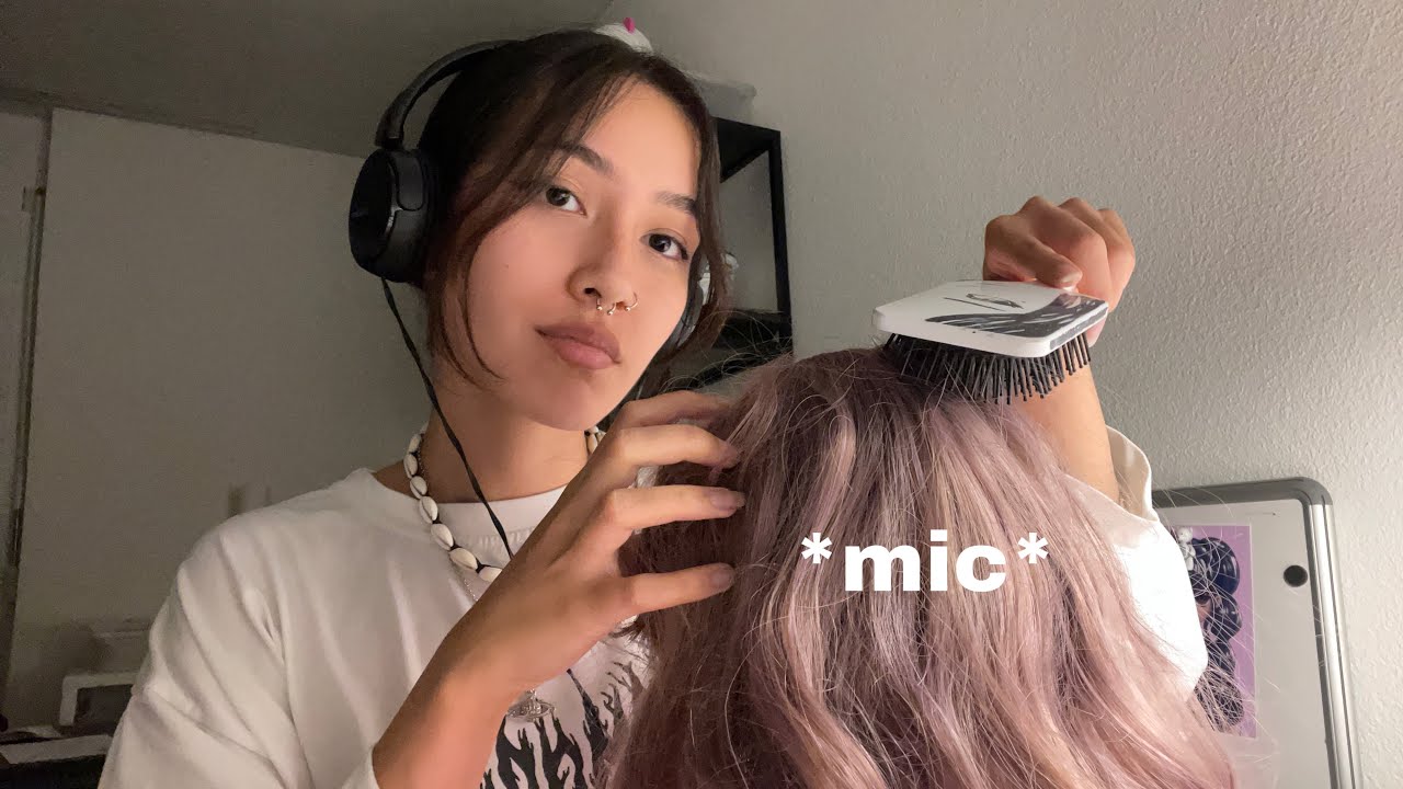 ASMR ☆ HAIRDRESSER ROLEPLAY (cut, massage, hair brushing, scalp ...