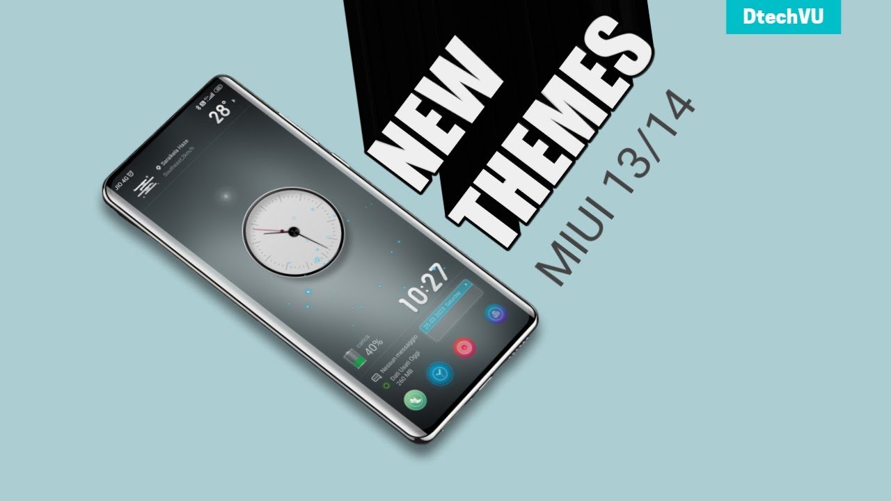 New MIUI 13/14 Themes with Control Center support | Best MIUI Themes ...