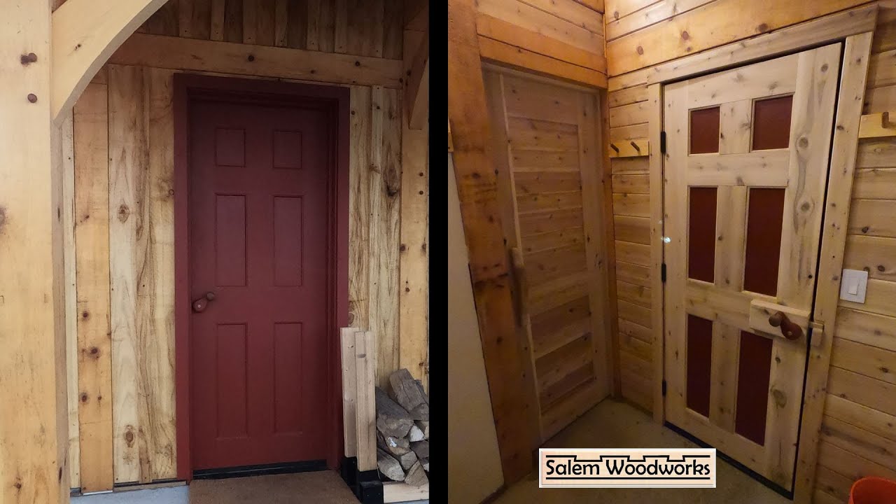 Making traditional solid wood frame and panel doors with mortise and ...