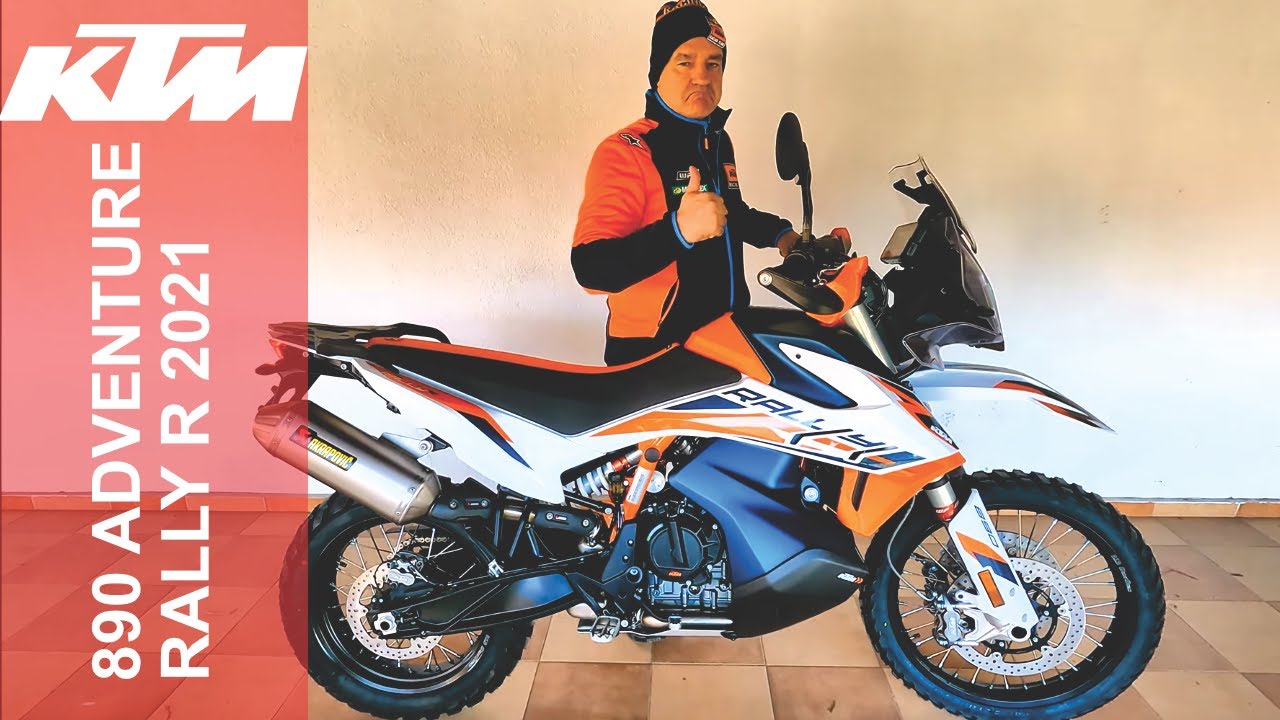 KTM 890 Adventure Rally R 2021 AKRAPOVIČ Sound Check OKR Moto - YouTube