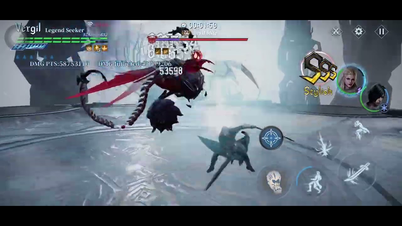 Devil May Cry: Peak Of Combat | HAH-S Boss Hunt - Devil Mite Phase ...