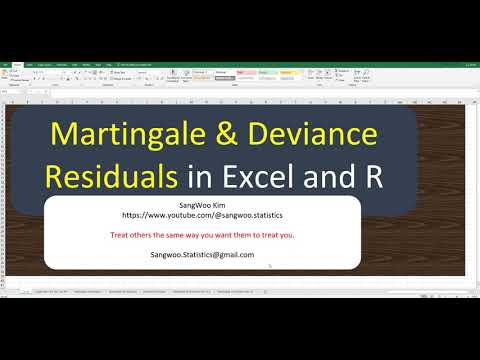 293 Martingale and Deviance Residuals for Cox PH in Excel and R - YouTube