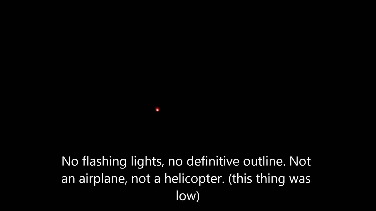 UFO (UAP) in Tampa, FL. BRIGHT ORANGE LIGHT moving across sky. November ...