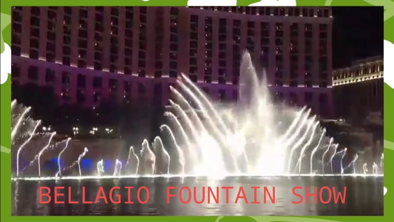 Amazing Bellagio Fountain Show - YouTube