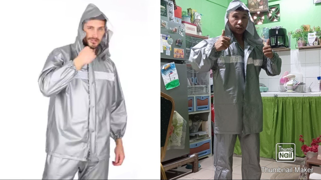 Honest Review of Titanium Raincoat Rubberized Makapal Kapote Popular ...