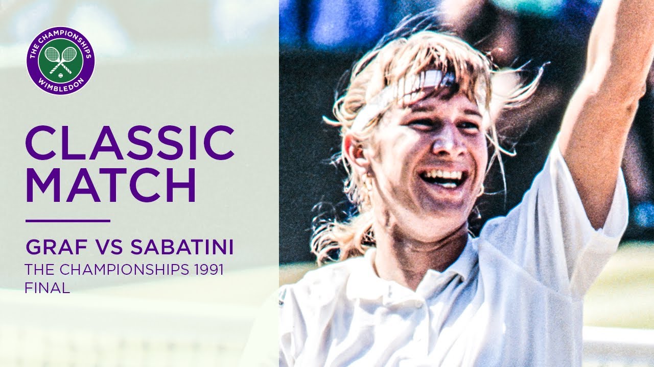 Steffi Graf vs Gabriela Sabatini | Wimbledon 1991 Final | Full Match ...