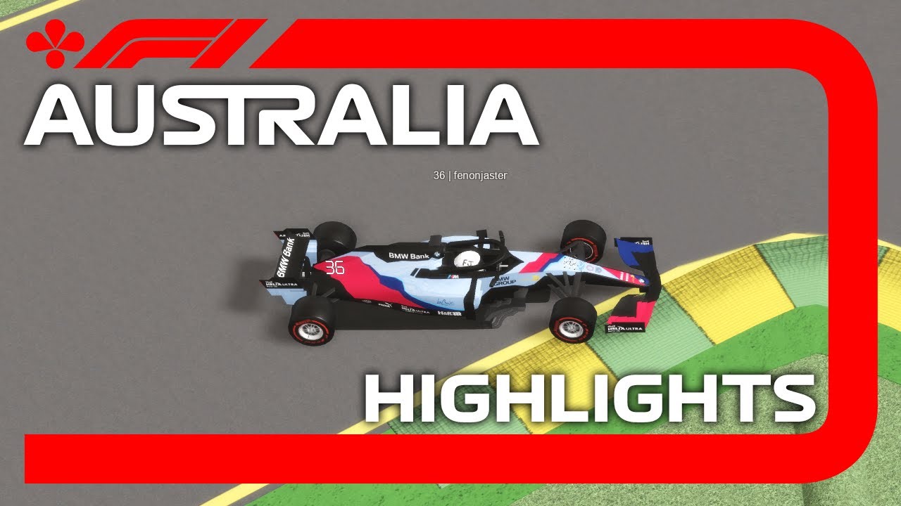 ION F1 Highlights | Australian Grand Prix | Season 4 Round 1 - YouTube