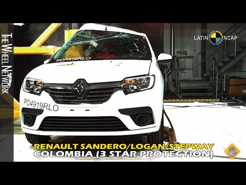 Renault Sandero/Logan/Stepway Safety Tests Latin NCAP | December 2019 (Colombia – 3 Star Adult)