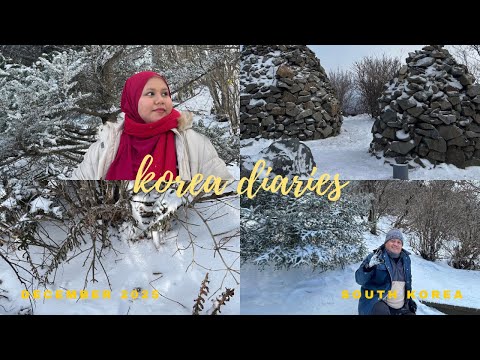 MY FIRST SNOW IN PYEONGCHANG ☃️🇰🇷 | KOREA DIARIES