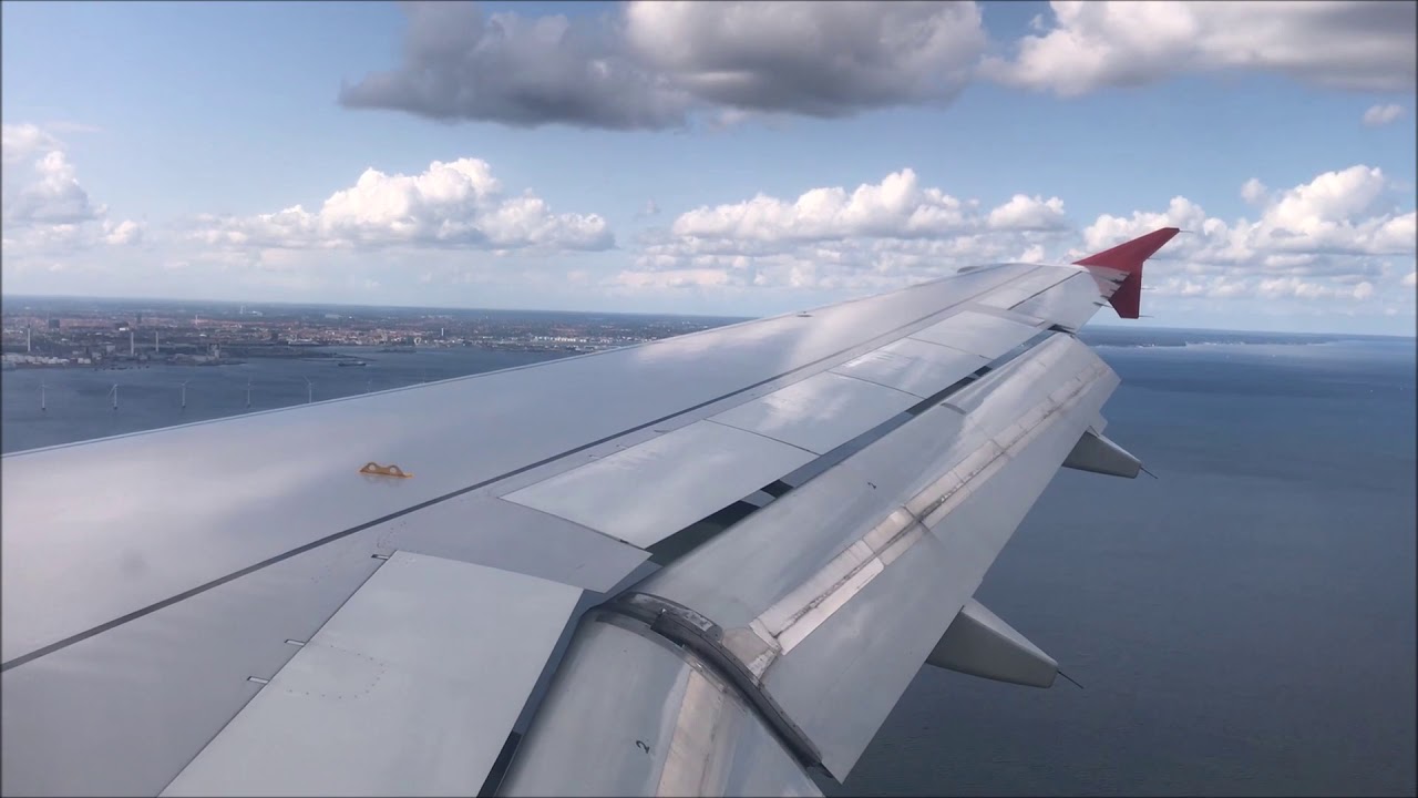 Lauda A320 OE-LOA landing at Copenhagen - YouTube