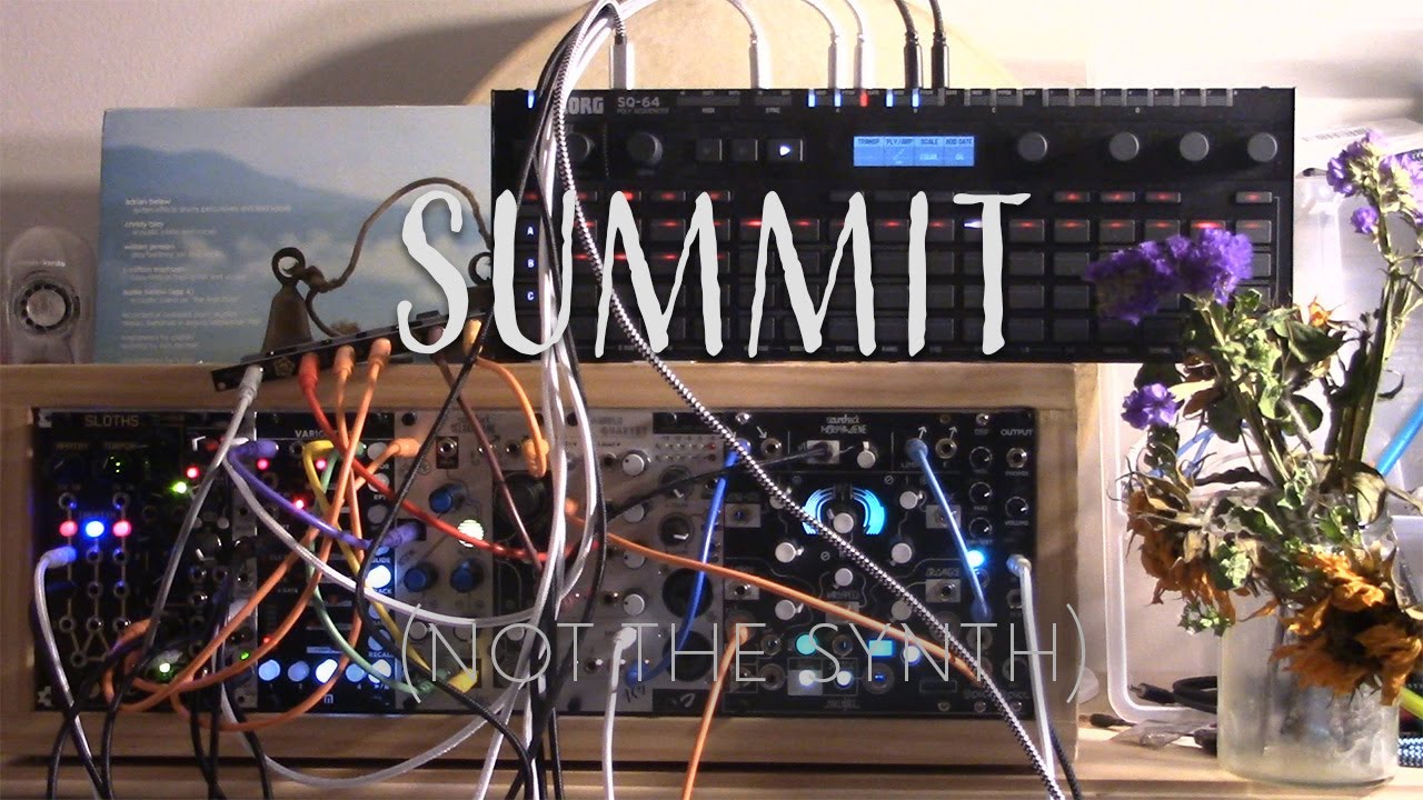Summit - Ambient modular eurorack piece no. 32 [Korg SQ-64, Telharmonic, Morphagene] - YouTube