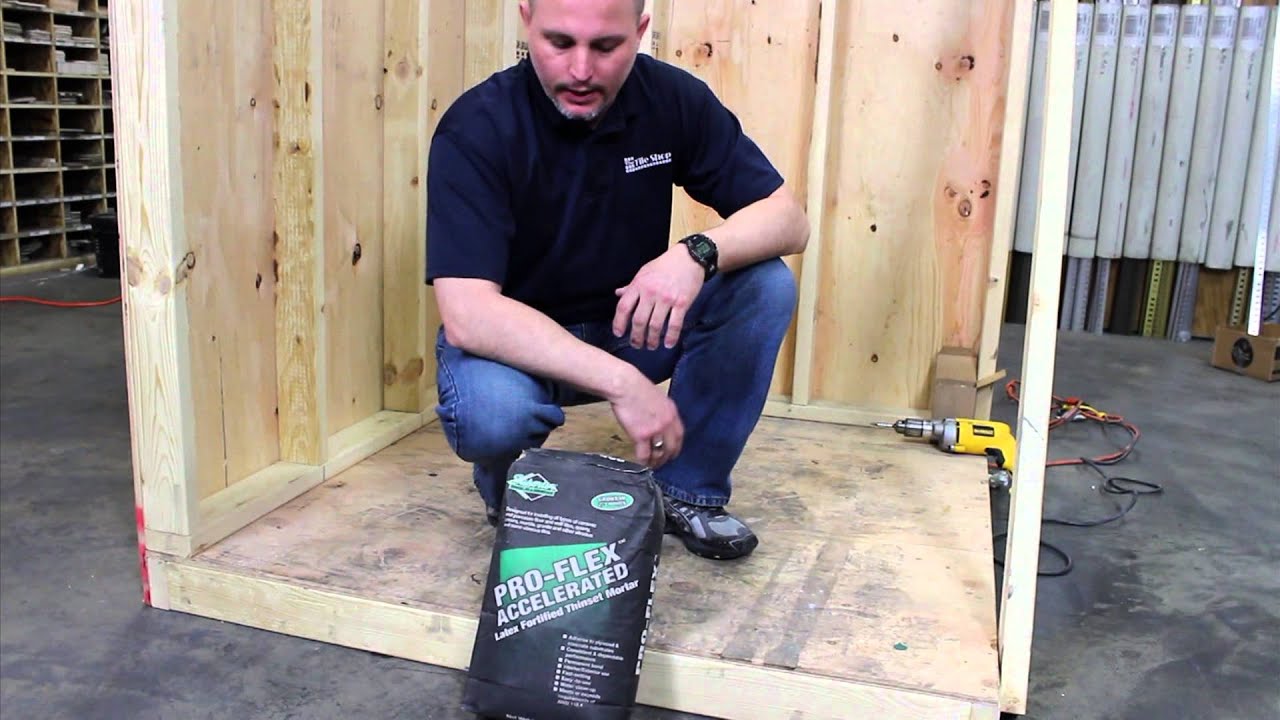 Thinset Mortar For Fast Tile Installation - Accelerated Pro-Flex Mortar ...