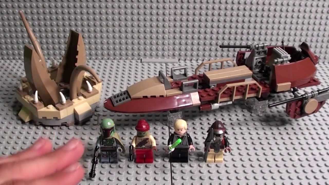 LEGO Star Wars Desert Skiff Review, LEGO 9496 - YouTube